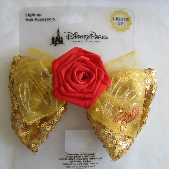 Disney | Accessories | Disney Princess Belle Light Up Hair Accessory ...